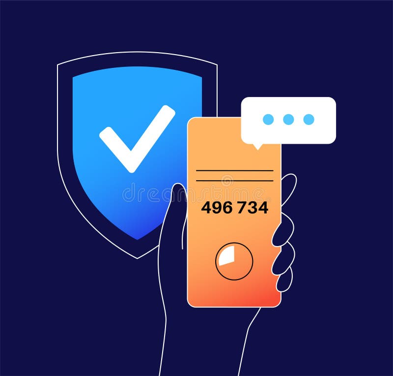 One Time Password Stock Illustrations – 135 One Time Password Stock ...