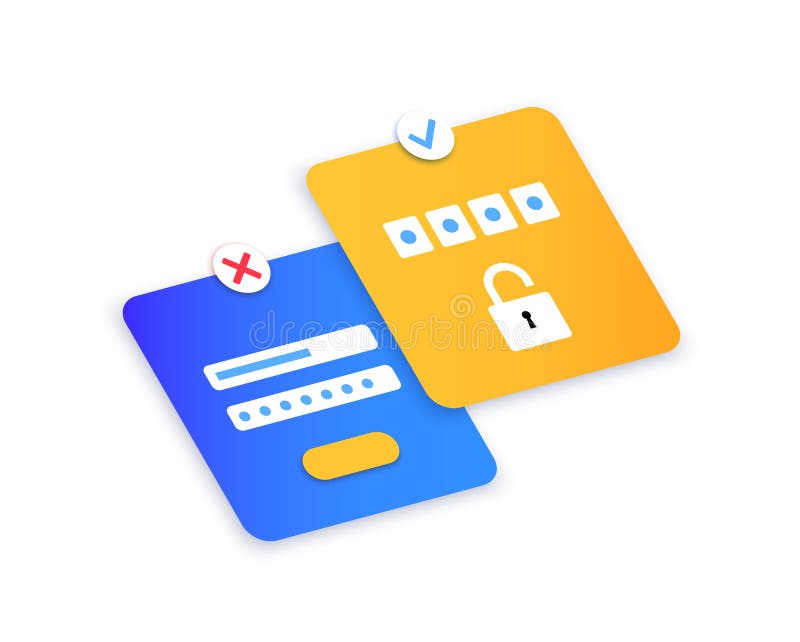 One Time Password Stock Illustrations – 135 One Time Password Stock ...