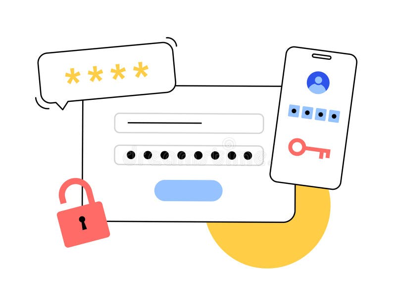 One Time Password Stock Illustrations – 135 One Time Password Stock ...