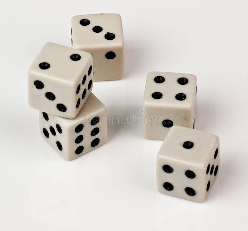 One to four on dice stock image. Image of opportunity - 54137315