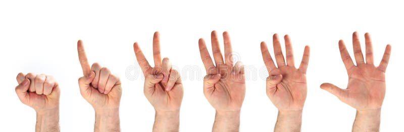 From one to six stock photo. Image of view, numerical - 18101160