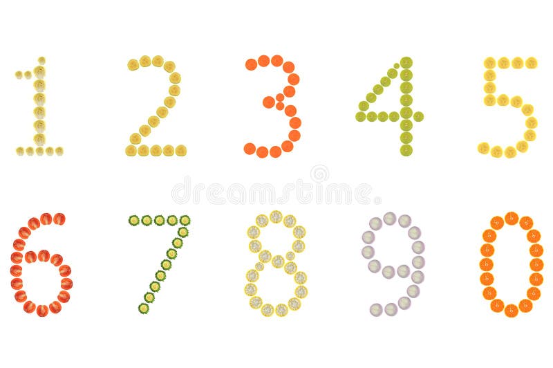 One to zero number stock photo. Image of eudicot, lime - 69042284