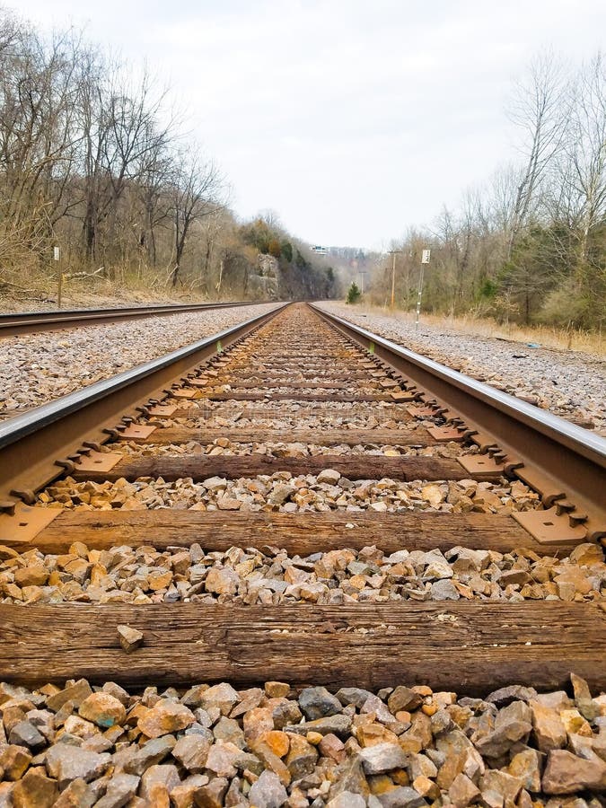 One track stock image. Image of track, train, vibrant - 87596905