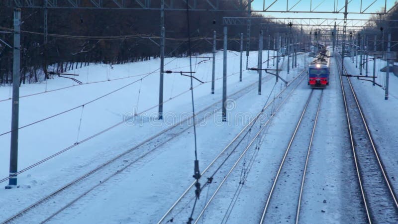 One Train Rides by Rail, Second Appeared in the Stock Footage - Video ...