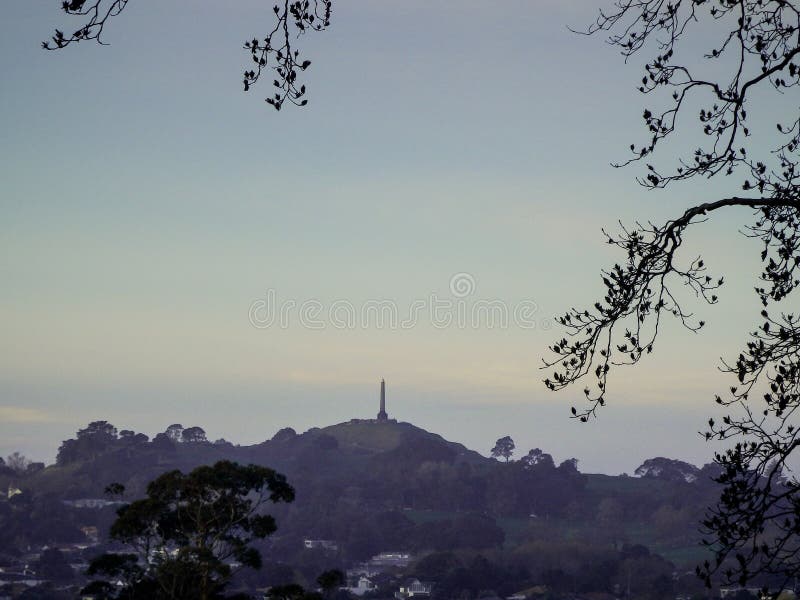 One Tree Hill Auckland New Zealand Stock Photo - Image of city ...