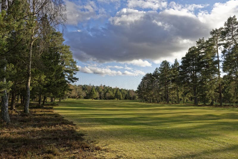 One of the Tree Lined Fairways at the Rosemount Golf Club in Central ...
