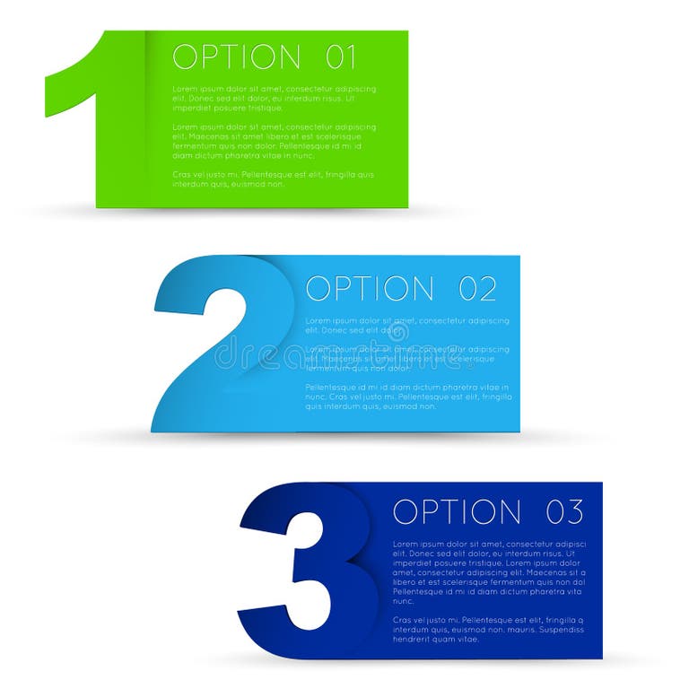 One Two Thre - Vector Progress Background Stock Vector - Illustration ...