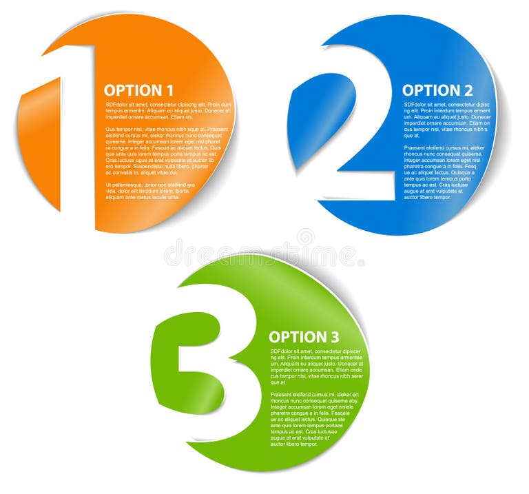 One Two Three - Vector Cards with Numbers Stock Vector - Illustration ...