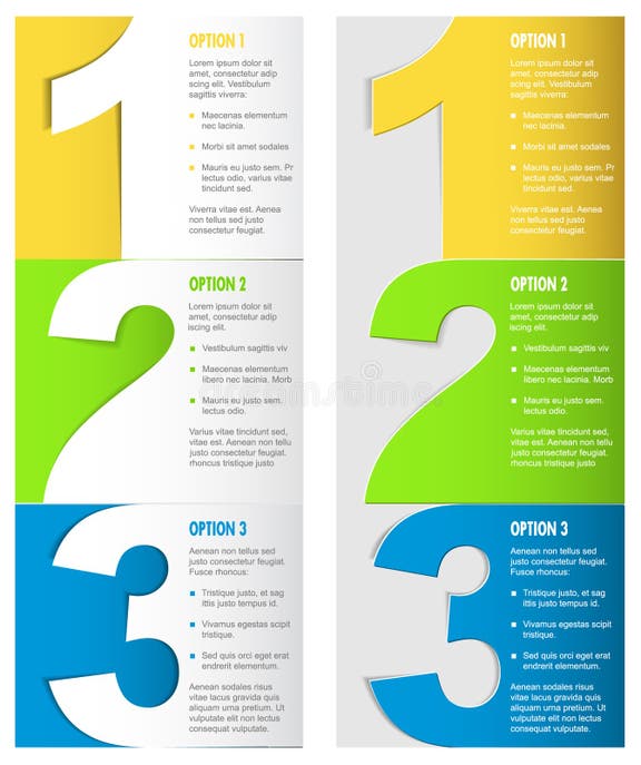 One Two Three - Vector Progress Background Stock Vector - Illustration ...