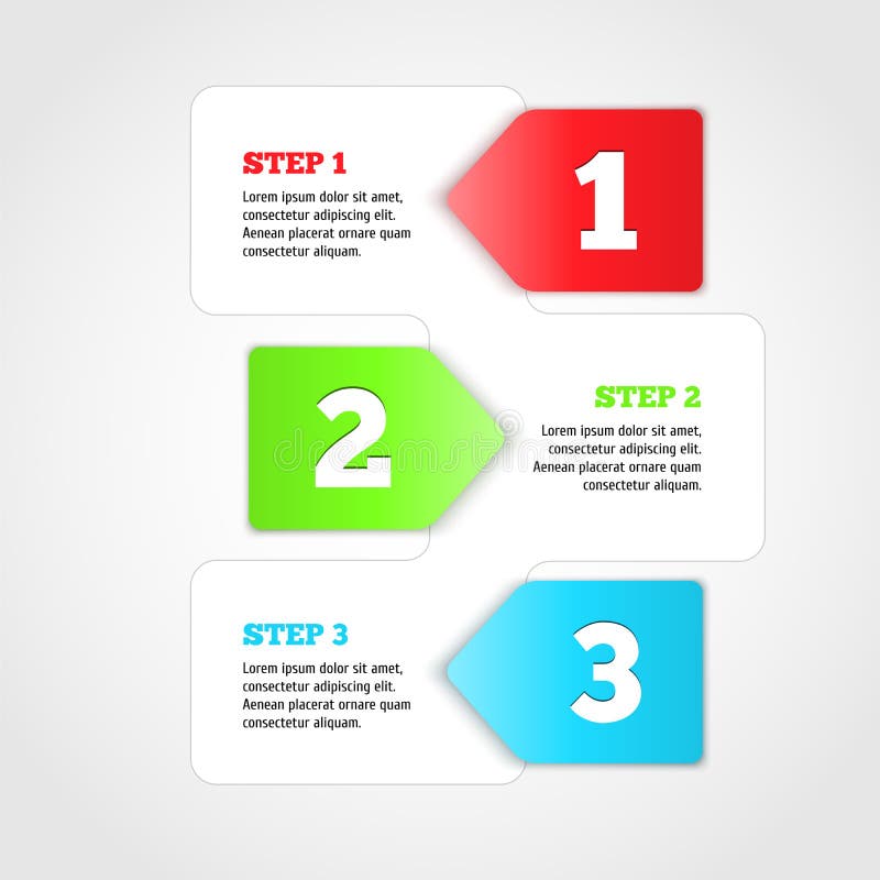 Progress steps stock vector. Illustration of next, advertising - 33003566