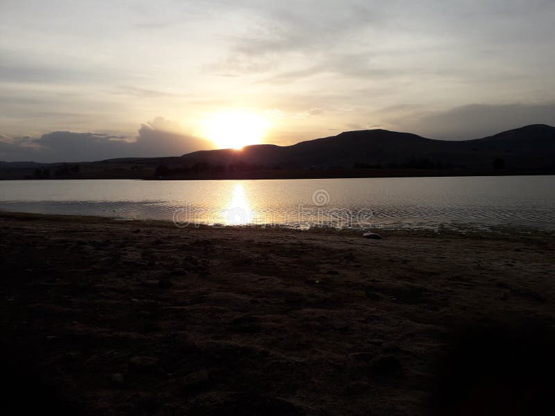 One of the unique sunsets stock photo. Image of africa - 173398514