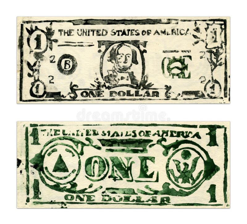 One US Dollar stock illustration. Illustration of money - 8760181