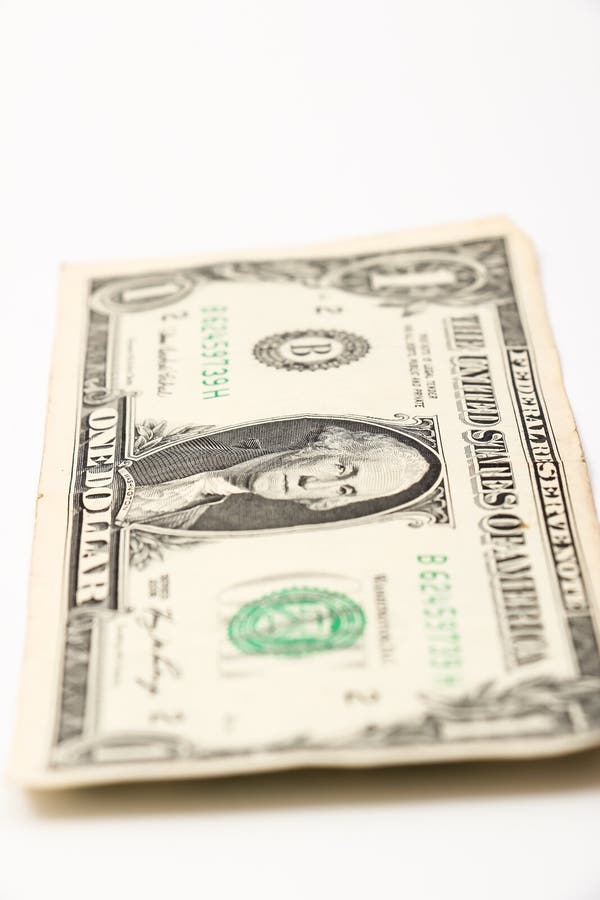 One US dollar stock image. Image of currency, isolated - 48309963