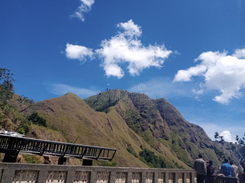 One of the Views at the Foot of Mount Rinjani Stock Photo - Image of ...