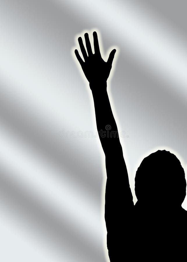 Hand Raised Worship Stock Illustrations – 378 Hand Raised Worship Stock ...