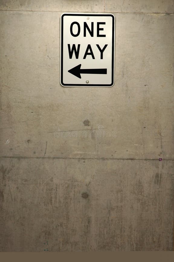One way stock image. Image of point, abstract, guidance - 1596365