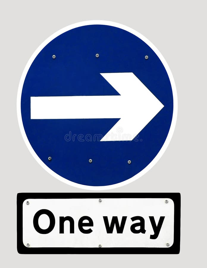 One Way stock illustration. Illustration of transportation - 20726