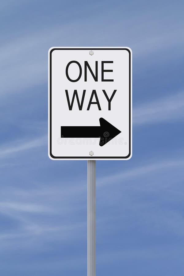 352 One Way Sign Against Stock Photos - Free & Royalty-Free Stock ...