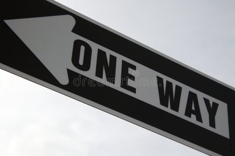 One Way stock photo. Image of traffic, post, sign, automobile - 600422