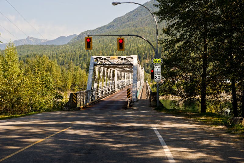 One way bridge stock photo. Image of mountains, street - 24525764