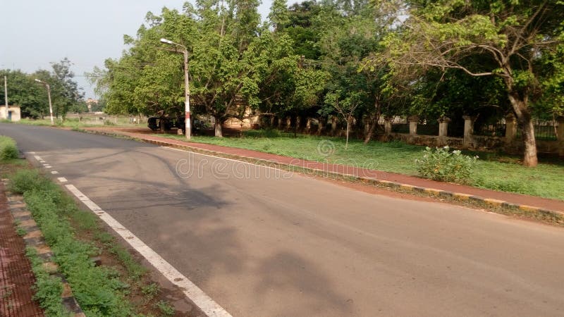 The one way road stock photo. Image of clean, natural - 73055542