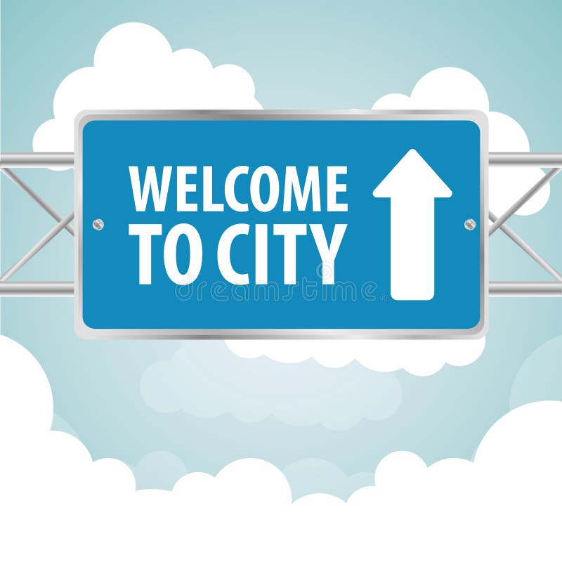 One Way Road Sign Advertising Design, Stock Vector - Illustration of ...