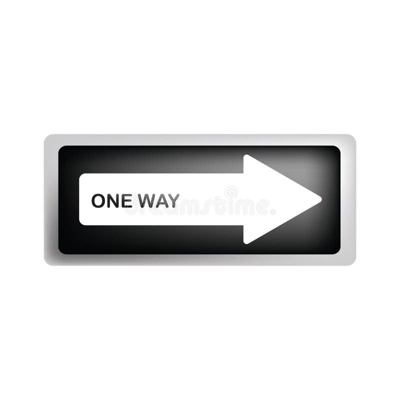 One Way Symbols Stock Illustrations – 162 One Way Symbols Stock ...