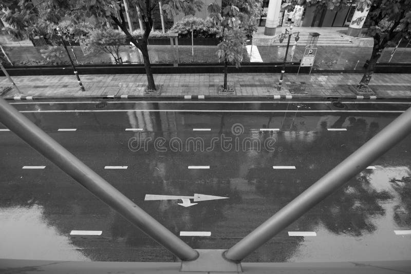 Two Differant Way To Walk Pass Stock Photo - Image of separate ...