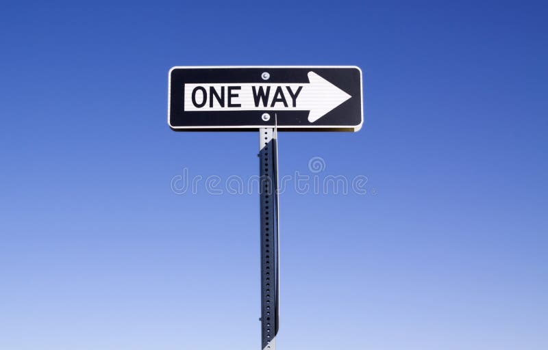 One way sign stock photo. Image of decision, road, sign - 13825640