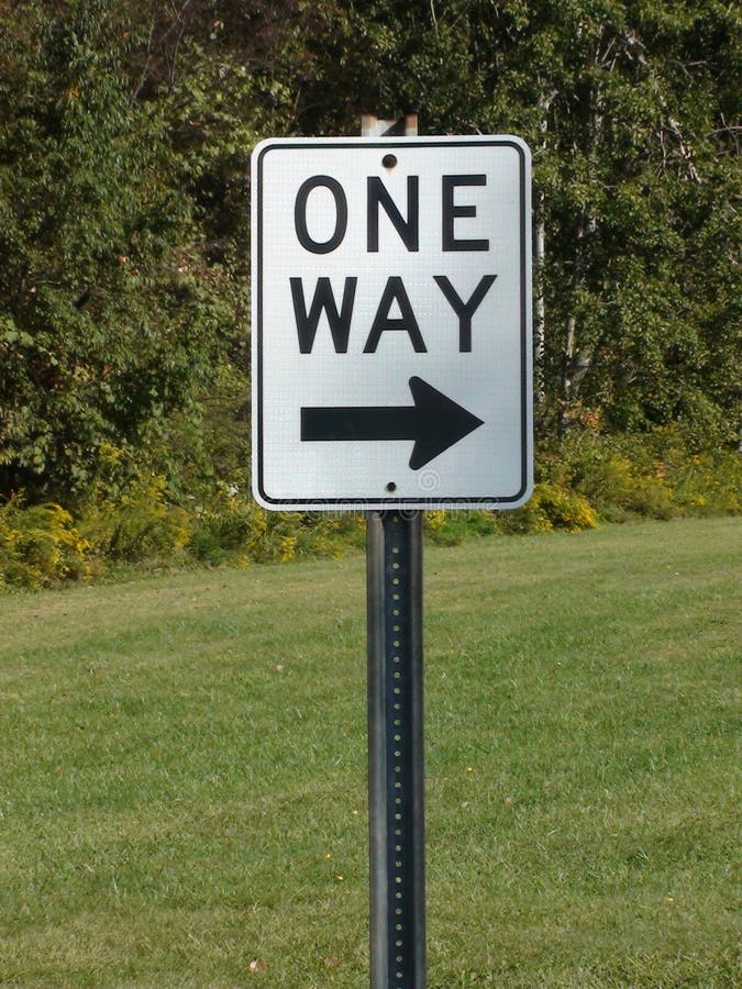 One Way Sign stock photo. Image of auto, travel, autos - 16034446