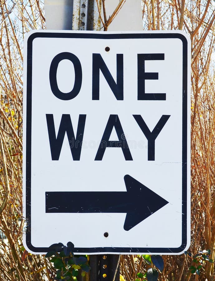 One Way Sign stock image. Image of guidance, cutout, square - 67760693