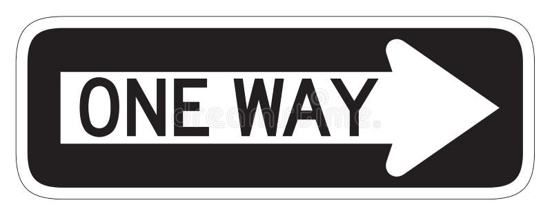 One Way stock illustration. Illustration of guidance - 252310784