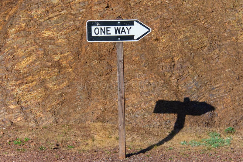 One way signals stock image. Image of signs, rocks, signals - 175655161