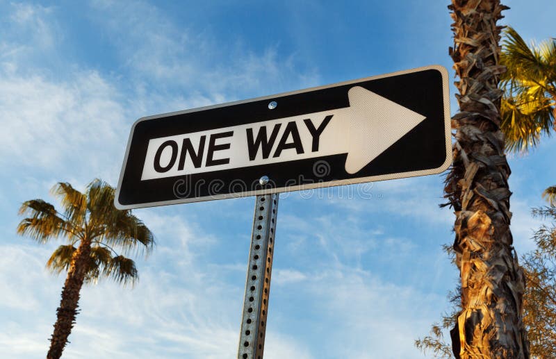 One Way Sing Blue Sky Stock Photos - Free & Royalty-Free Stock Photos ...