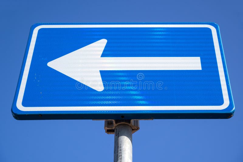 One-way street stock photo. Image of driving, information - 121335924