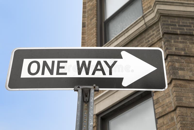 One Way Sign stock image. Image of guidance, cutout, square - 67760693