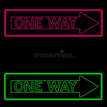 One Way Signs Stock Illustrations – 901 One Way Signs Stock ...