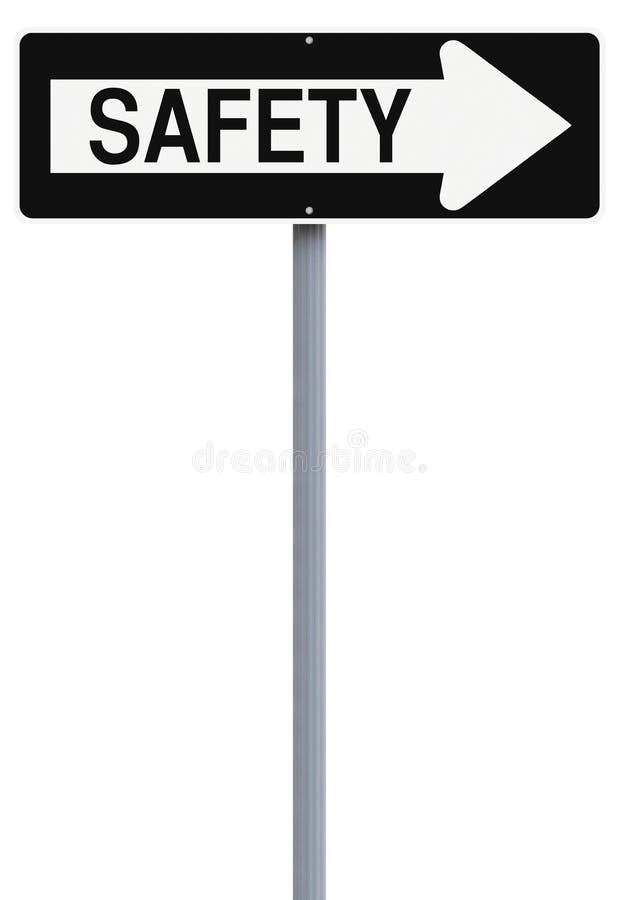 One Way To Safety stock image. Image of safety, directional - 32264383