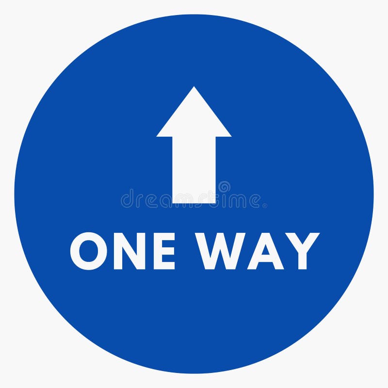 One Way Sign Cartoon Stock Illustrations – 459 One Way Sign Cartoon ...