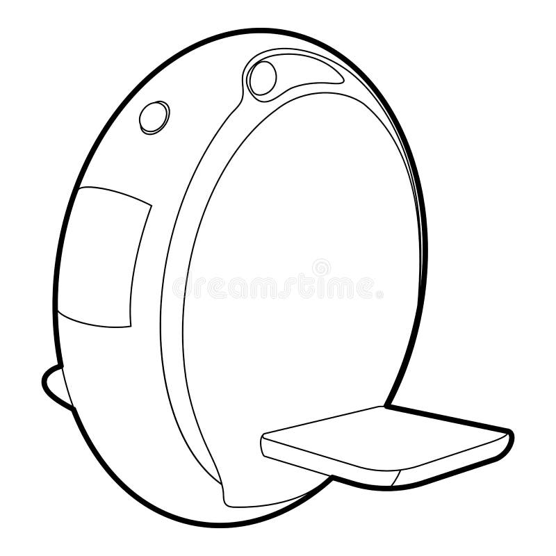 One Wheel Icon, Outline Style Stock Vector - Illustration of isolated ...