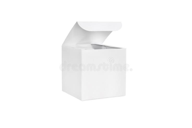 Packaging Box Open on White Stock Image - Image of paper, design: 43050885