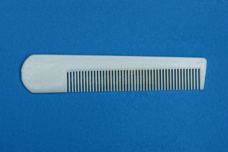 The Comb Lies On The Table. Comb Close-up. Stock Image - Image of ...