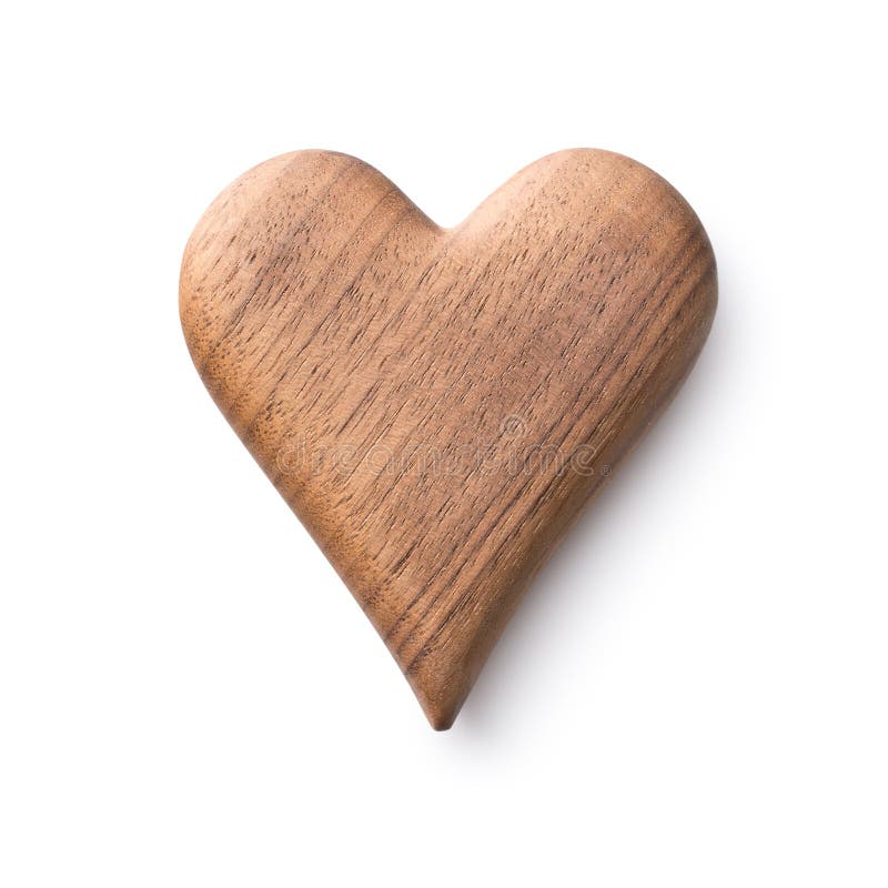 Heart shaped wooden things stock image. Image of design - 13925813