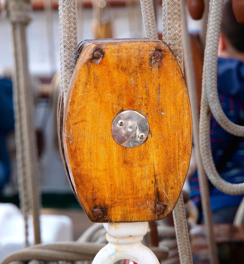 Two wooden block stock image. Image of vessel, detail - 29381861