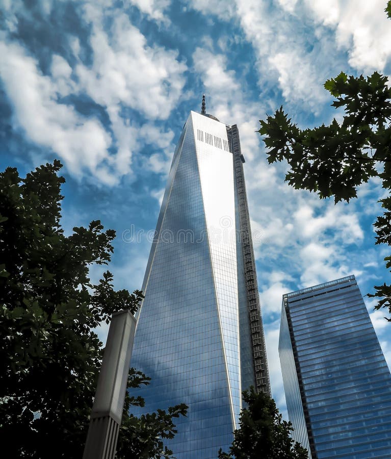 One World Trade Center stock photo. Image of memorial - 109910102