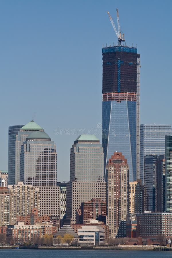One World Trade Center Under Construction Editorial Stock Photo - Image ...