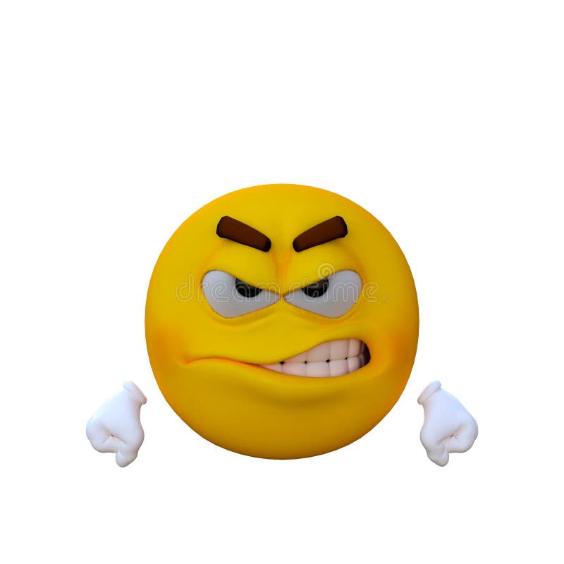 One Yellow Smiley with Hands Stock Illustration - Illustration of ...