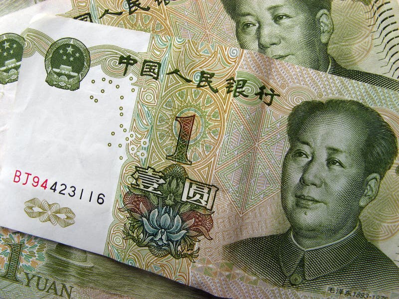 One Yuan stock image. Image of dollars, dollar, wealth - 1329089