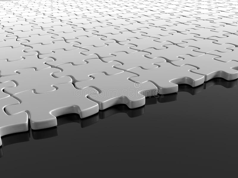 Oneindige Puzzel stock illustratie. Illustration of stuk - 10267448