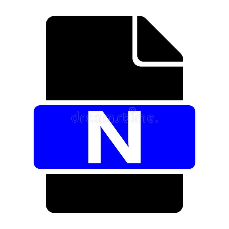 OneNote File Format Icon stock vector. Illustration of format - 274593493